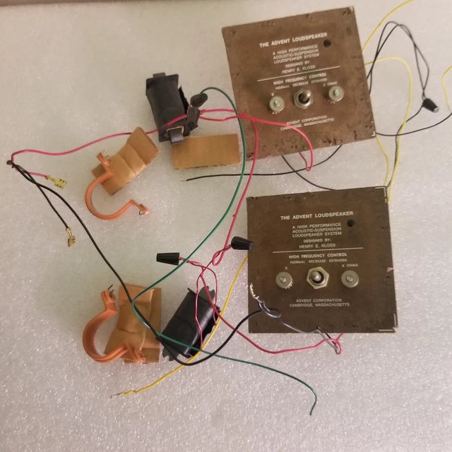 PAIR OF Advent Crossovers Loudspeaker complete $29.00 - PicClick CA