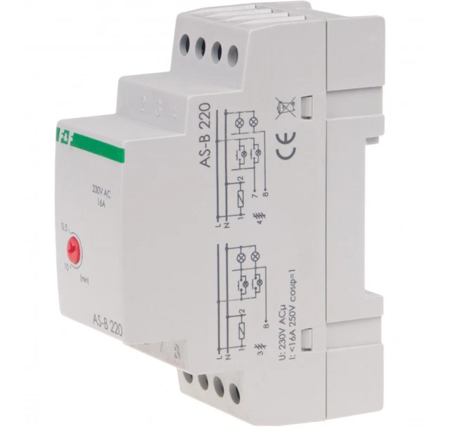 F&F AS-B220 TREPPENHAUSAUTOMAT Treppenlichtzeitschalter Staircase Timer ...