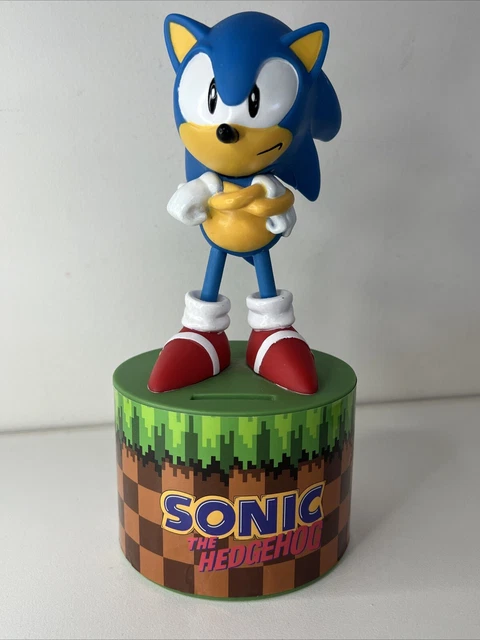 RARE! SONIC THE Hedgehog SEGA Paladone Money Box Piggy Bank Collectable ...