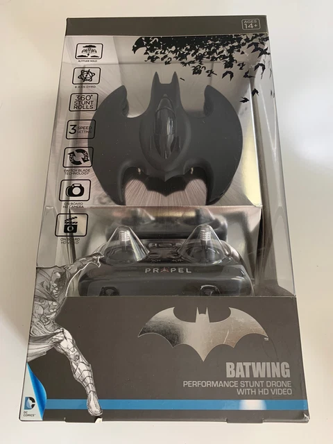 VIDEOCAMERA PROPEL - HD Batman Batwing Performance Stunt Drone - DC EUR ...