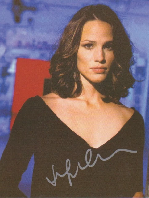 PHOTO ORIGINALE SIGNATURE preprint JENNIFER GARNER / série ALIAS ...