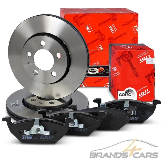 TRW BREMSSCHEIBEN +BELÄGE Vorne Für Audi A1 8X Seat Ibiza Skoda Fabia Vw Polo 6R EUR 83,90 ...