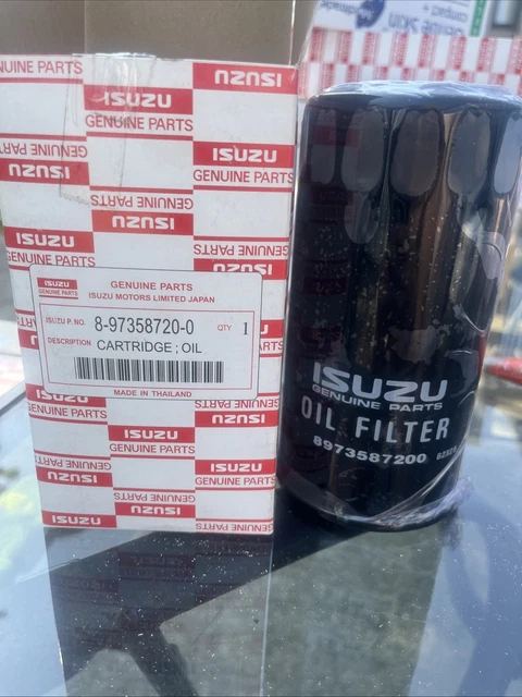 GENUINE ISUZU Oil Filter ISUZU D-MAX Mk1 3.0D 07 to 12 4JJ1-TC ...