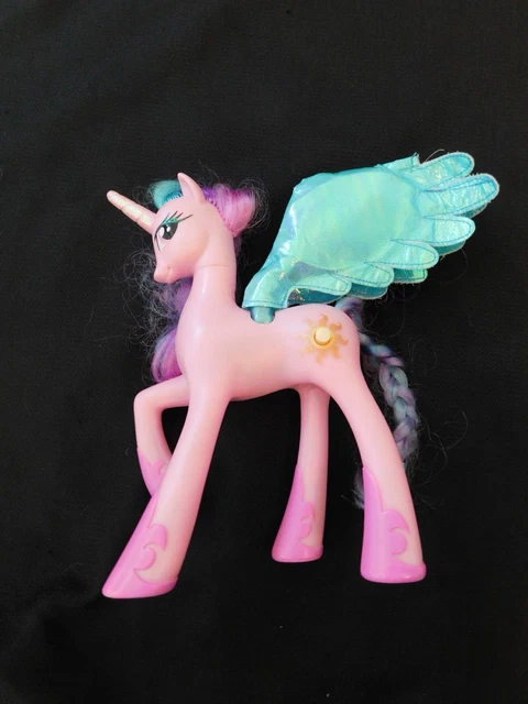 MY LITTLE PONY PRINCESS CELESTIA Pink Talking Light-up 9" Figure, Hasbro 2010 A EUR 12,20 ...