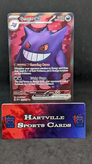 GENGAR EX 193/162 Temporal Forces 2024 Pokemon TCG Ultra Rare Holo Near ...