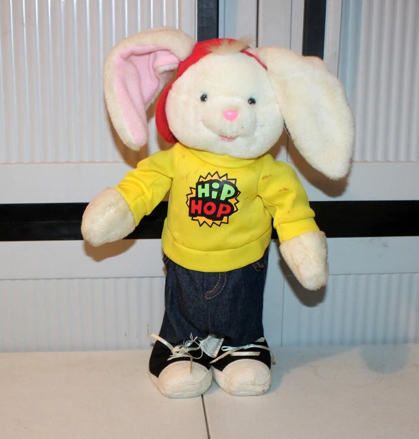 VINTAGE EASTER BEAT Box Animated Bunny Dancing Hip Hop Plush Working ...
