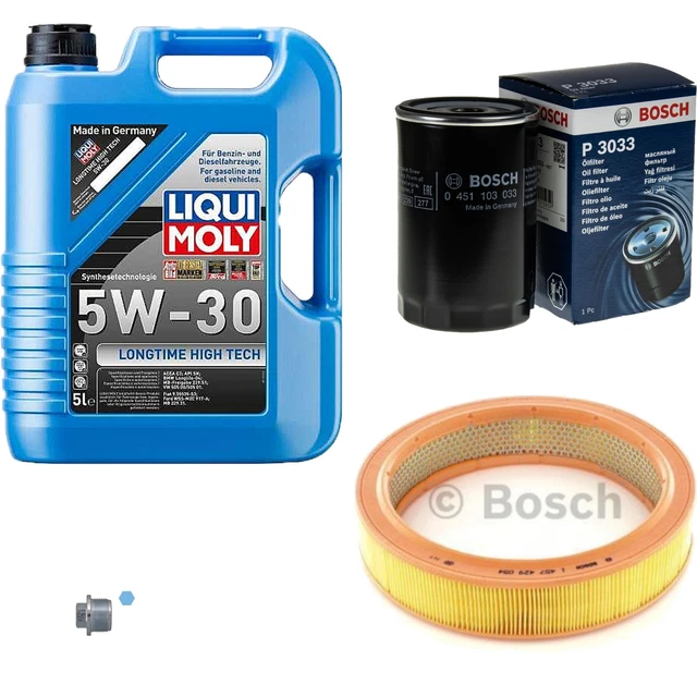 BOSCH INSPECTION SET 5 L Liqui Moly Longtime High Tech 5W-30 pour Audi VW 80 EUR 99,70 - PicClick FR