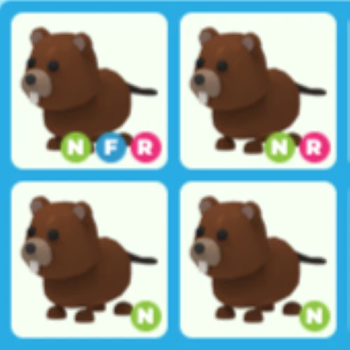 BEAVER-NEON X4 COMPATIBLE-WITH-*ADOPT-ME* £2.49 - PicClick UK