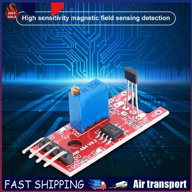 Ky 024 Speed Sensor Module 4pin Hall Effect Magnetic Sensor For Arduino Diy Ki Eur 323
