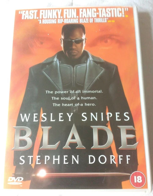 BLADE DVD WESLEY Snipes Stephen Dorff Kris Kristofferson MARVEL VAMPIRE ...