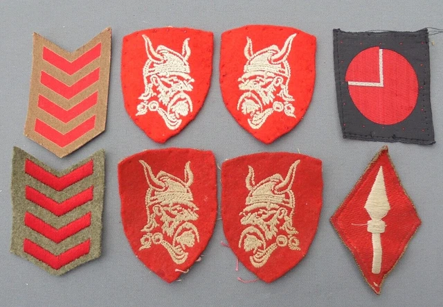 WW2-POST WW2 BRITISH Army Insignia & Formation Sign Original Badges Job ...