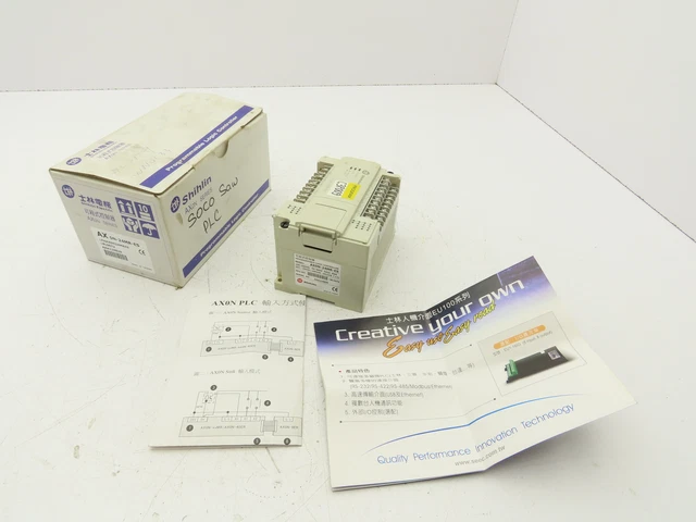 SHIHLIN AXON-24MR-ES PROGRAMMABLE Logic Controller 100-240VAC 2A 50 ...