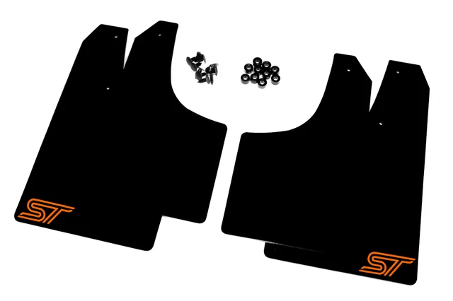 BAVETTE FORD FOCUS Mk2 St ST225 Noir + Orange St Logo Contour - 4mm PVC ...