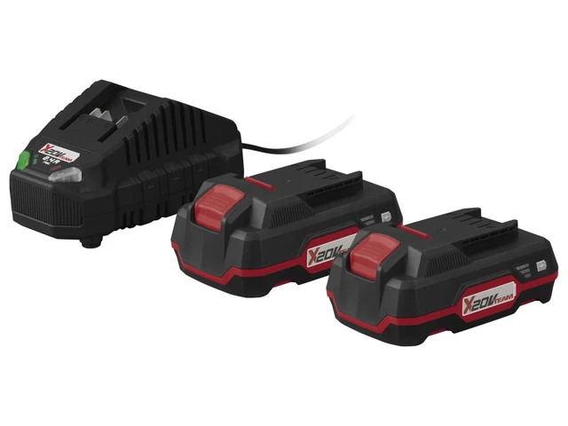 PARKSIDE X20V TEAM 20 Volt Akku (2x) und Ladegerät mit Active Cell ...