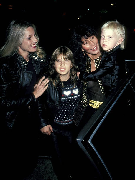 CHASITY BONO, CHER, Elijah Blue Allman & Georganne LaPiere 1981 Old ...