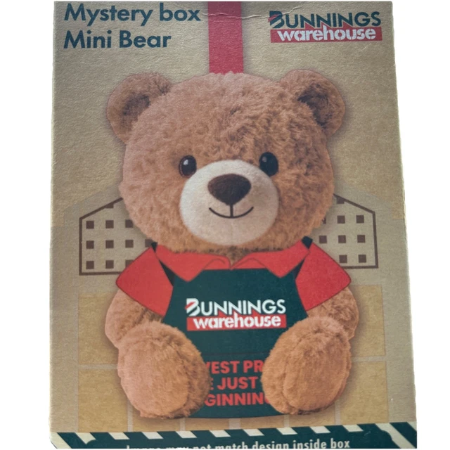 BUNNINGS WAREHOUSE MYSTERY Box Mini Bear Plush Blind Box $30.00 ...