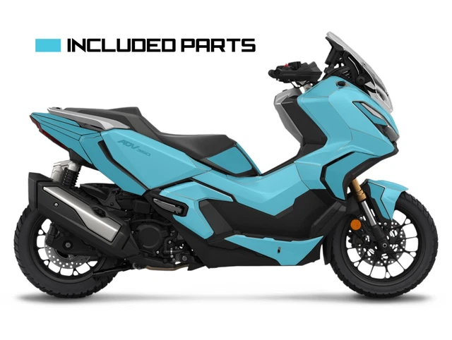NEW GRAPHIC KIT for HONDA 350 ADV Decal Sticker Kit (RLY-WM) $391.17 ...