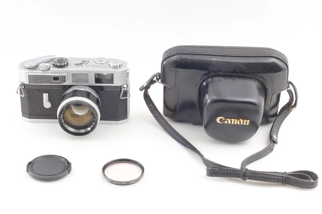 [N MINT] CANON Model 7 Rangefinder Film Camera 50mm f/1.4 L39 Lens ...