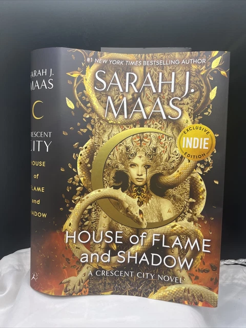 HOUSE OF FLAME and Shadow Sarah J. Maas Book JACKET Only Indie Edition ...