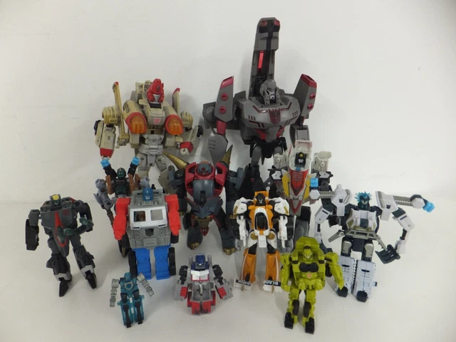 TRANSFORMERS FIGURE BUNDLE Megatron Animated Series Optimus Prime Toys ...