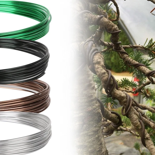 BONSAI WIRES FOR Garden and Potting Use Anodized Aluminum in Multiple ...