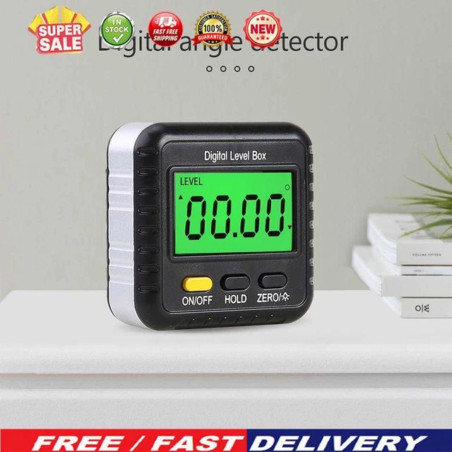 ELECTRONIC PROTRACTOR DIGITAL Inclinometer Angle Bevel Box Gauge Meter ...
