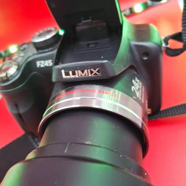 PANASONIC LUMIX DMC-FZ45 14MP 24x Leica Lens Digital Bridge Camera ...