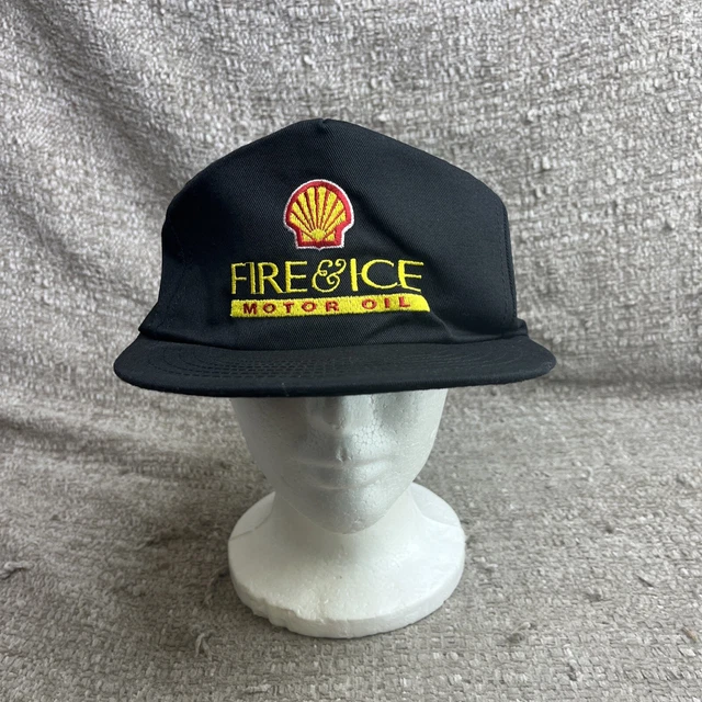 SHELL GAS FIRE & Ice Motor Oil Dale Jarrett Nascar 18 Hat Cap Vintage £ ...
