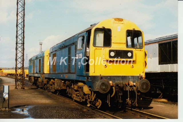 RAIL PHOTO CLASS 20 20139 20217 @ Toton depot 11/3/89 £1.50 - PicClick UK