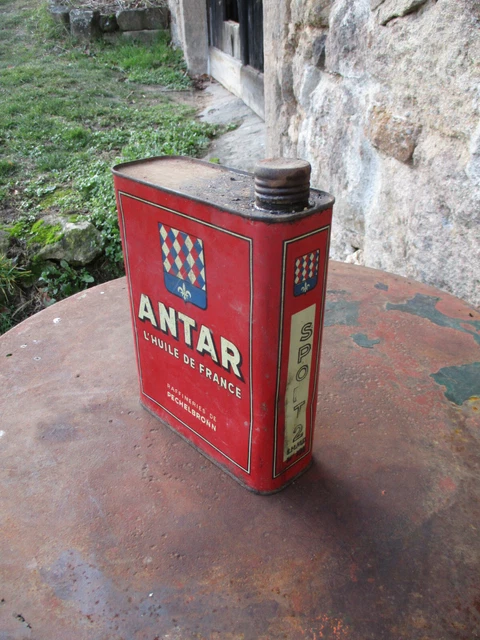 ANTAR SPORT BIDON d'huile ancien oil can tin EUR 19,99 - PicClick FR