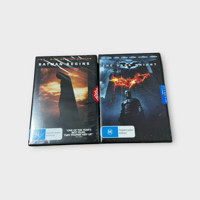 BATMAN BEGINS & The Dark Knight Christian Bale Michael Caine Region 4 Sealed $12.00 - PicClick AU