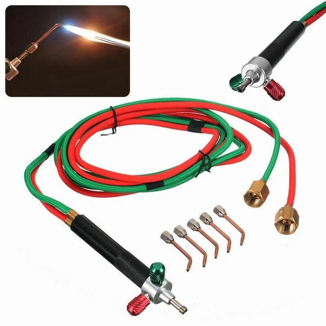 MINI GAS WELDING Cutting/Oxy Oxygen Acetylene/Torch Kit Welder Tool + 5 ...
