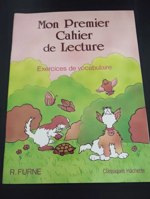 MON PREMIER CAHIER de lecture. Exercices de vocabulaire| Furne R| Très ...