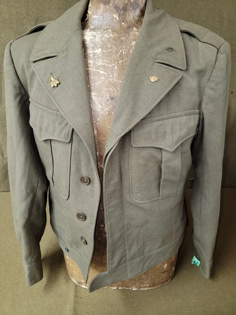 WWII US ARMY Ike Jacket with Ruptured Duck and Personal Pin £50.35 ...