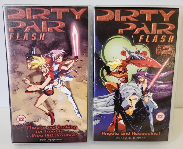 DIRTY PAIR FLASH & Dirty Pair Flash Act 2 VHS x2 Rare Collectable £45.00 - PicClick UK