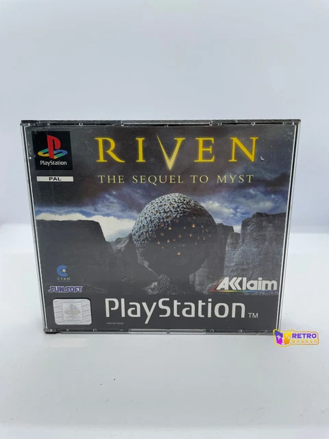 RIVEN THE SEQUEL to Myst PS1 PSX PAL Complete EUR 26,12 - PicClick FR