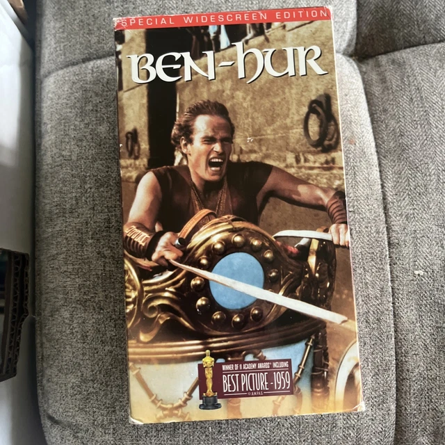 BEN-HUR (VHS, 2000, 2-Tape Set, 35th Anniversary Edition Widescreen) £ ...
