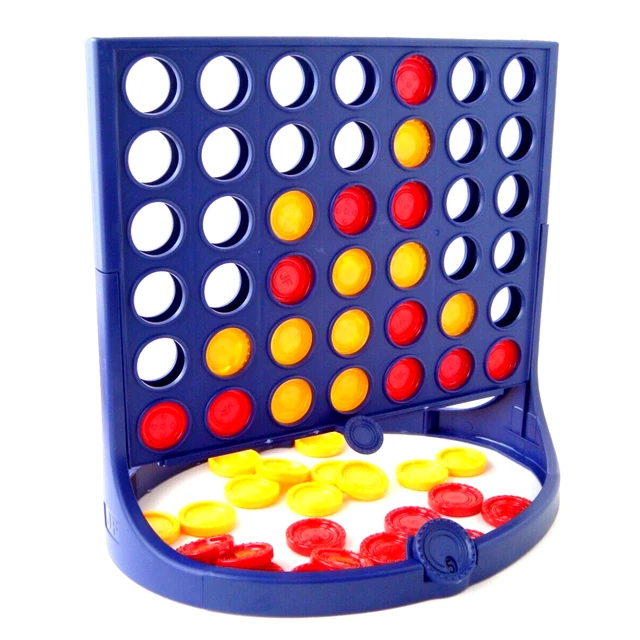 TRADITIONAL CONNECT LINE Up 4 In A Row Game Childrens Enjoy Connect ...