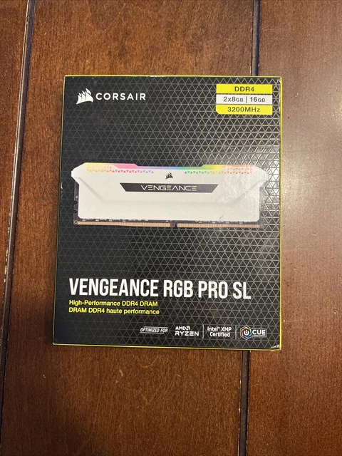 CORSAIR VENGEANCE RGB PRO SL 16GB (2x8GB) 288-pin DIMM 3200MHz DDR4 RAM ...