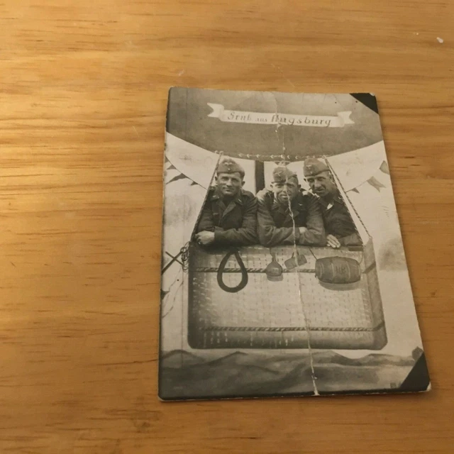 WW2 PHOTO WWII German PC GERMAN SOLDIER'S IN A BALLOON £9.60 - PicClick UK
