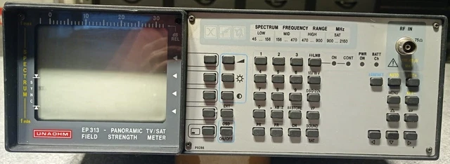 UNAOHM EP313 C Tv Panoramic Field Meter Spectrum Misuratore Di Campo ...
