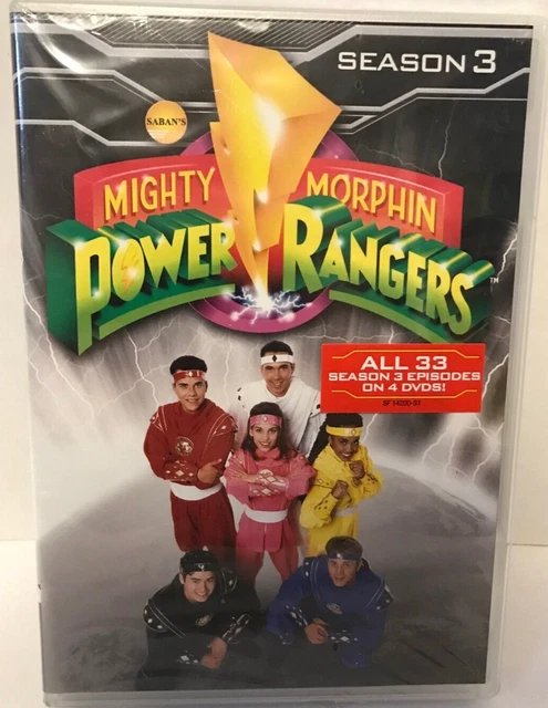 NEW MIGHTY MORPHIN Power Rangers: Season 3 Complete DVD Sealed £28.15 ...