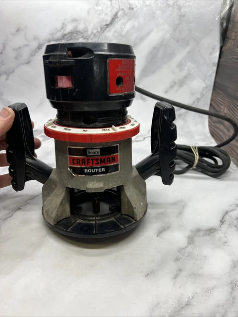 VINTAGE SEARS CRAFTSMAN 1HP Router Model 315.17550 Made in USA $47.55 ...