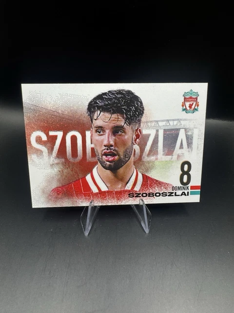 DOMINIK SZOBOSZLAI 2025 Liverpool Futera Limited Edition Base Card £7. ...
