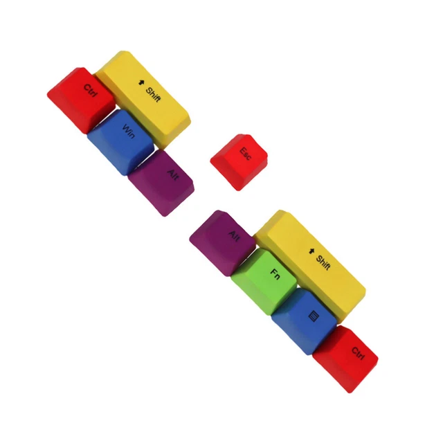 KEYCAP DOUBLE SHOT Keycaps PBT Thick Mechanical Keyboard Blank Japanese ...