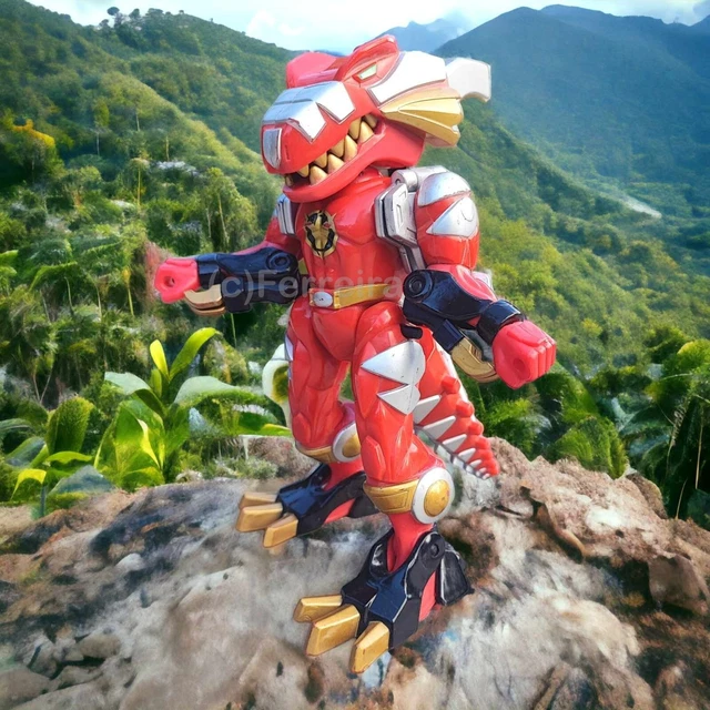 POWER RANGERS DINO Thunder - Red Dinozord Morphin Power Ranger / Bandai ...