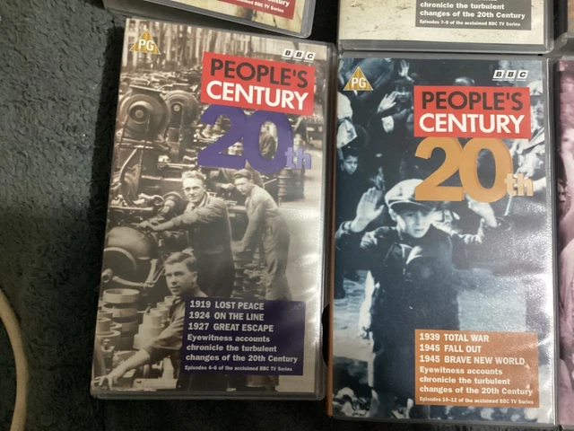 VHS VIDEO TAPES peoples century 20th box set collection £23.60 ...