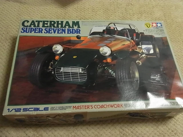 TAMIYA CATERHAM SUPER Seven BDR 1/12 scale model kit Used from Japan ...