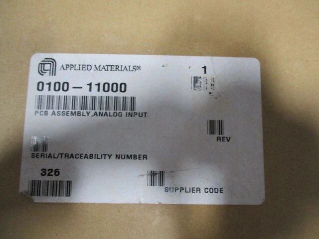 AMAT 0100-11000 ANALOG Input Board Card PCB, PCB ASSEMBLY, 105774 EUR 2 ...