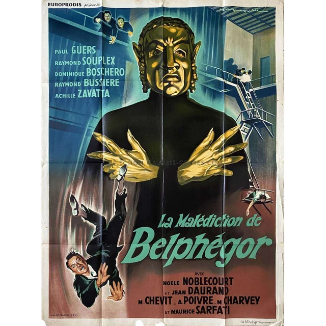 LA MALEDICTION DE BELPHEGOR Affiche de cinéma - 120x160 cm. - 1967 - Paul Guers EUR 91,99 ...
